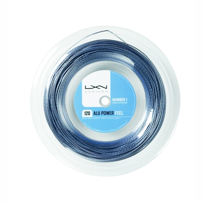 Tennis String Luxilon Alu Power Feel Reel Silver 1.20mm/200m ...