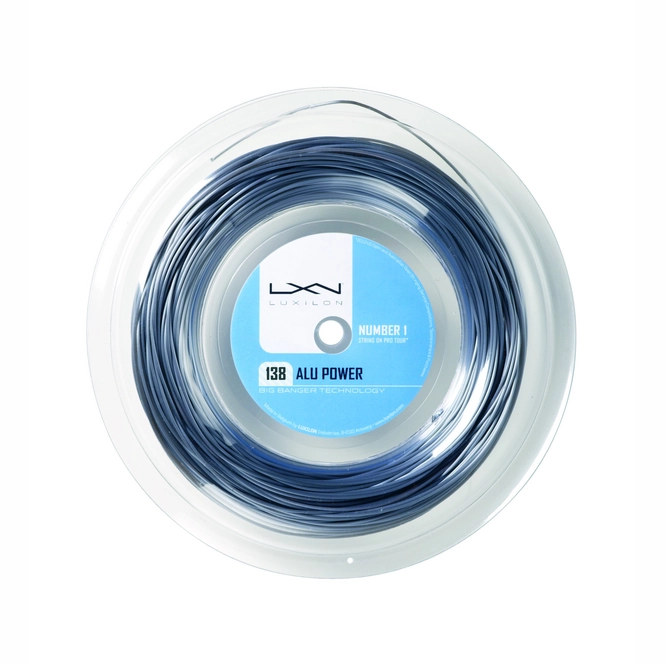 Tennis String Luxilon Alu Power Reel Silver 1.38mm/200m | Tennisplanet ...