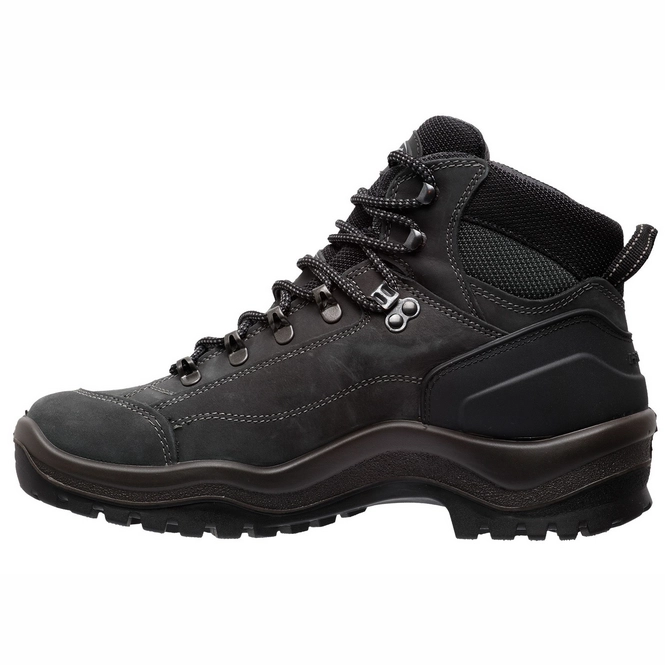 Wandelschoen Grisport Bergen Mid Black | Wandelschoenen Expert