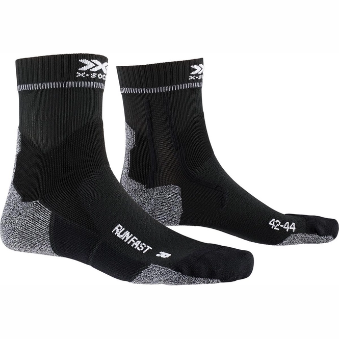 Hardloopsokken X-Socks Run Fast Socks Black | Outdoorsupply
