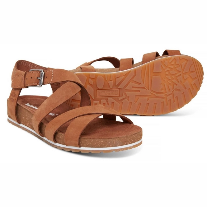 Timberland Women Malibu Waves Ankle Saddle Naturebuck | De Schoenenfabriek