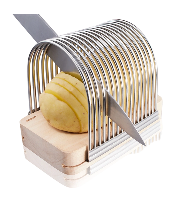 Potato Vegetable Cutter Gefu Hassel Silver | Cookwarestore