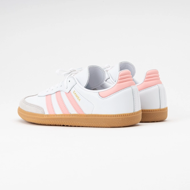 adidas Kids Samba OG Ftwr White / Semi Pink Spark / Gum 3 | Sneaker ...