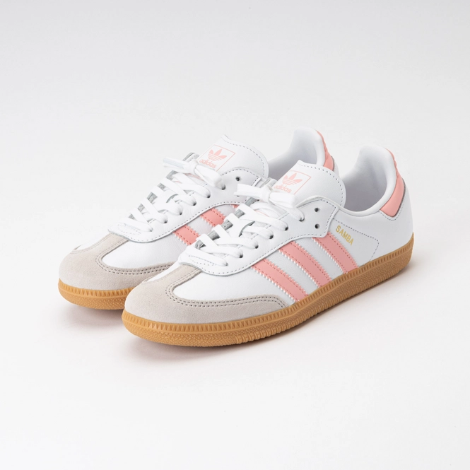 adidas Kids Samba OG Ftwr White / Semi Pink Spark / Gum 3 | Sneaker ...