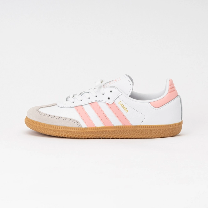 adidas Kids Samba OG Ftwr White / Semi Pink Spark / Gum 3 | Sneaker ...