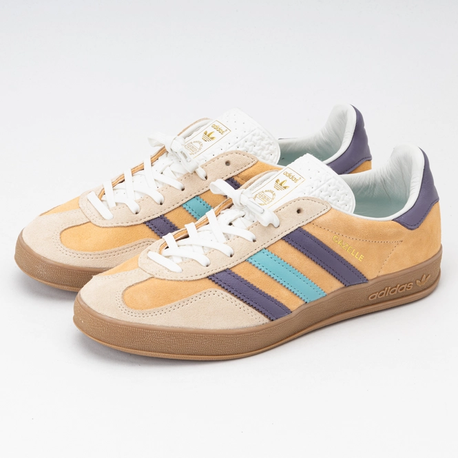 adidas Men's Gazelle Indoor Glow Orange / Shadow Violet / Off White ...