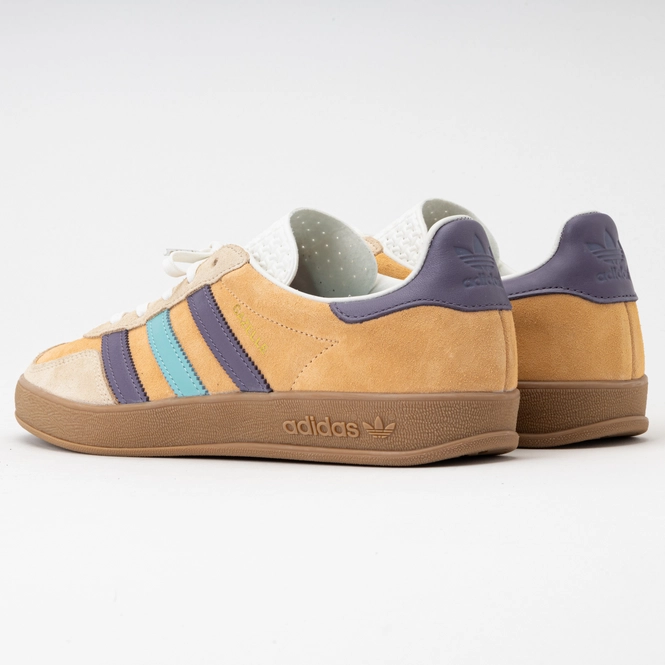 adidas Men's Gazelle Indoor Glow Orange / Shadow Violet / Off White ...