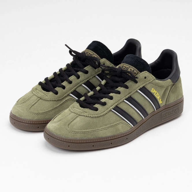 adidas Men Handball Spezial Focus Olive Core Black Crystal White ...