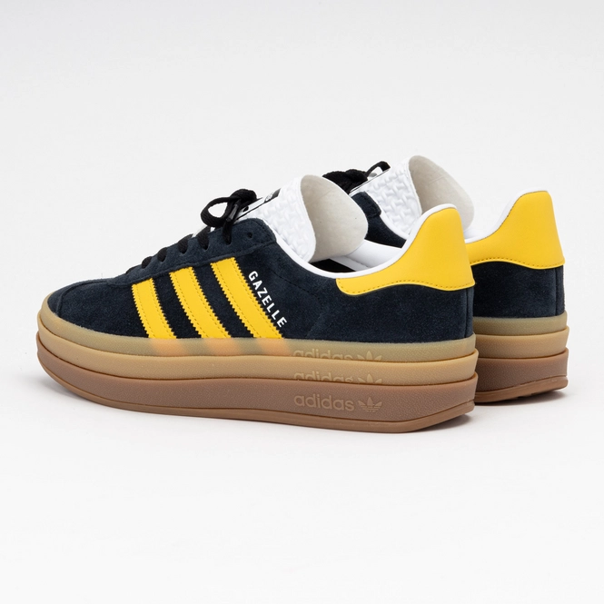 adidas Women Gazelle Bold Core Black / Bold Gold / Ftwr White | Sneaker ...