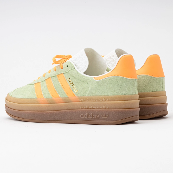 adidas Women Gazelle Bold Semi Green Spark / Screaming Orange / Core ...