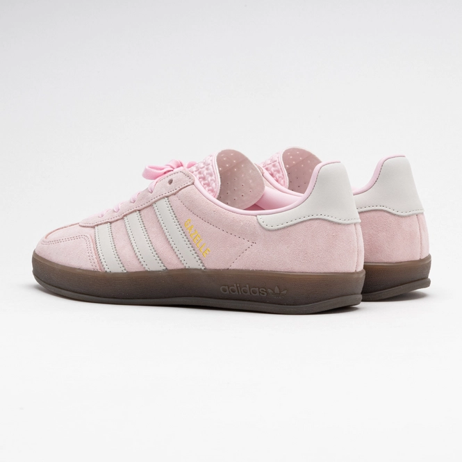 Baskets adidas Women Gazelle Indoor Clear Pink / Off White / Gum5 ...