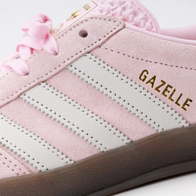 adidas Women Gazelle Indoor Clear Pink / Off White / Gum5 | Sneaker ...