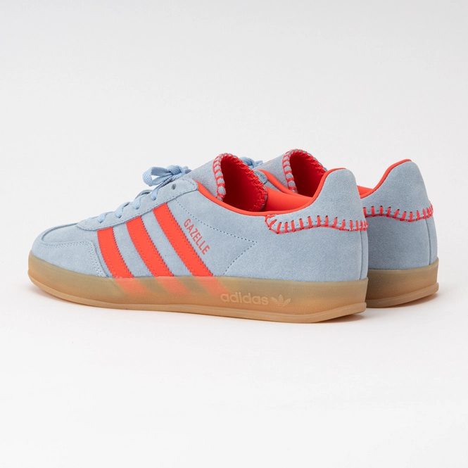adidas Women Gazelle Indoor Lucid Red / Clear Sky / Lucid Red | Sneaker ...