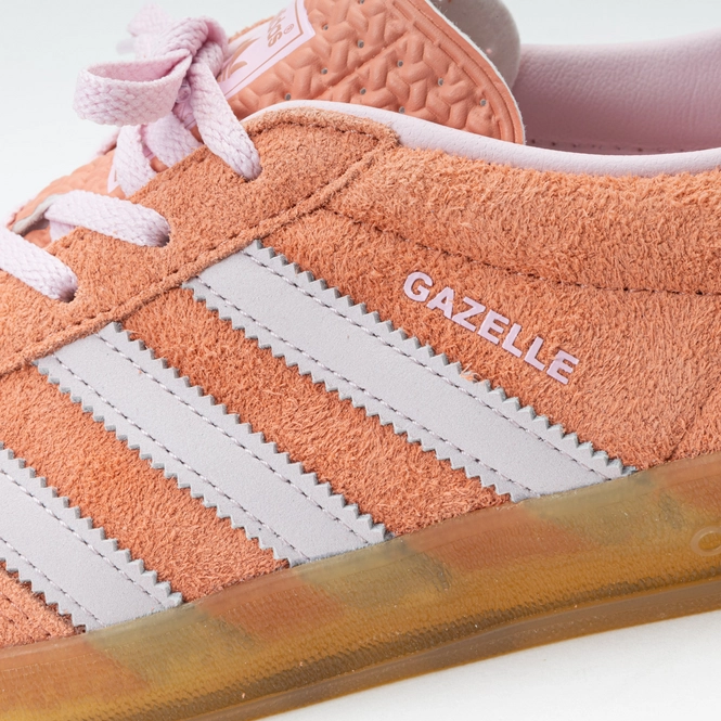 adidas Women Gazelle Indoor Wonder Clay Clear Pink Gum | Sneaker District