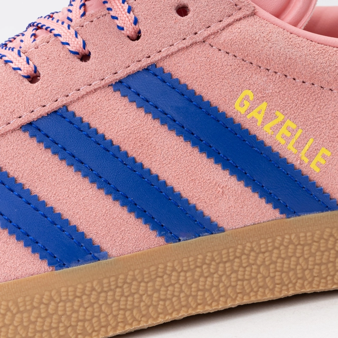 adidas Women Gazelle Semi Pink Spark / Lucid Blue / Pure Sulfur ...