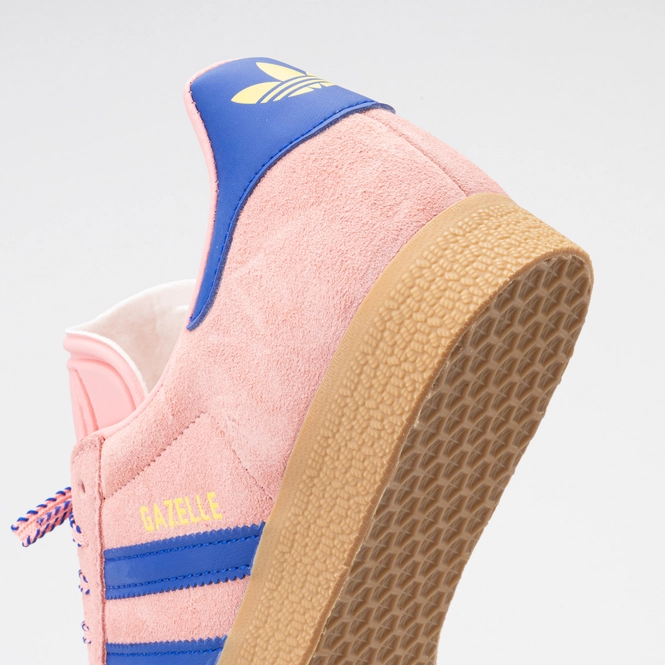 adidas Women Gazelle Semi Pink Spark / Lucid Blue / Pure Sulfur ...
