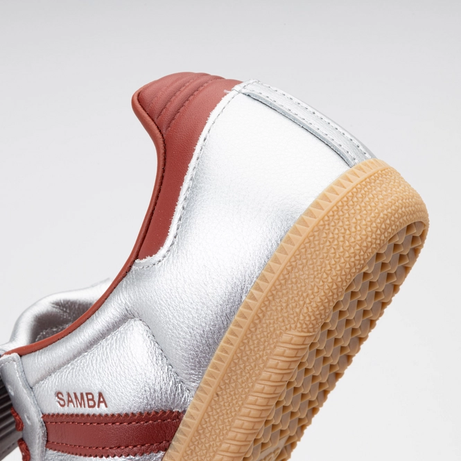 adidas Women Samba LT Silver Metallic / Preloved Ruby / Gum 3 | Sneaker ...