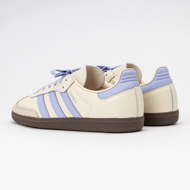 Adidas Women Samba OG Cream White / Violet Tone / Sand Strata | Sneaker ...