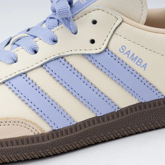 Adidas Women Samba OG Cream White / Violet Tone / Sand Strata | Sneaker ...