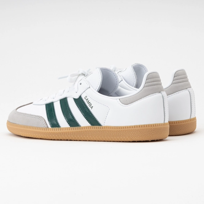 adidas Women Samba OG Ftwr White / Collegiate Green / Grey Two ...