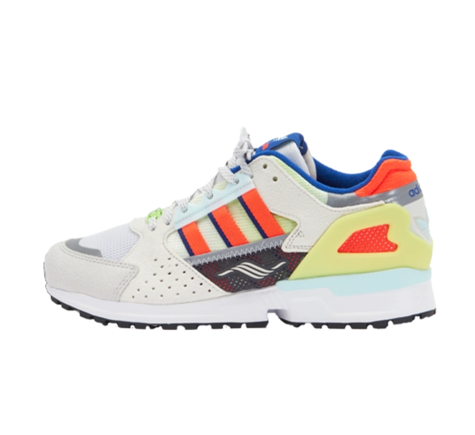 adidas ZX 10000 C Grey One / Solar Red / Footwear White | Sneaker ...