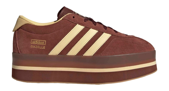 adidas Women Gazelle Stack Fox Brown / Blue Fusion / Off White ...