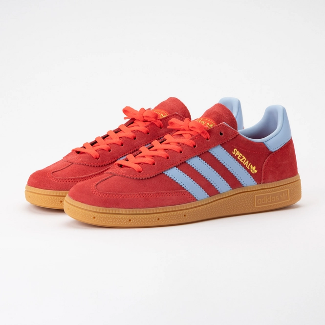 adidas Women Handball Spezial Lucid Red / Glow Blue / Gum | Sneaker ...
