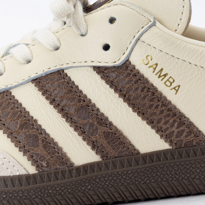 Adidas Women Samba OG Cream White / Earth Strata / Maroon | Sneaker ...