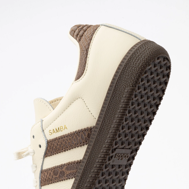 Adidas Women Samba OG Cream White / Earth Strata / Maroon | Sneaker ...