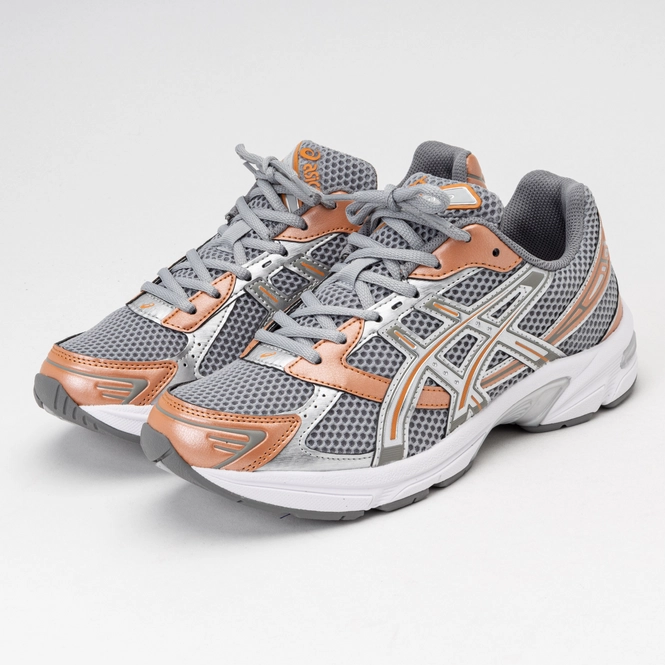 ASICS Men GEL-1130 Cement Grey/Rust Orange | Sneaker District