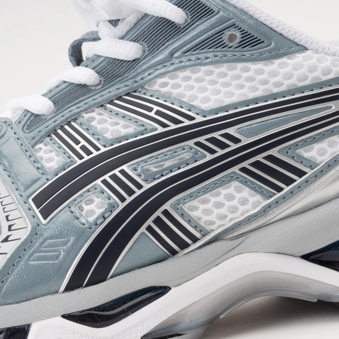 Asics Unisex GEL-KAYANO 14 White/Fjord Grey | Sneaker District