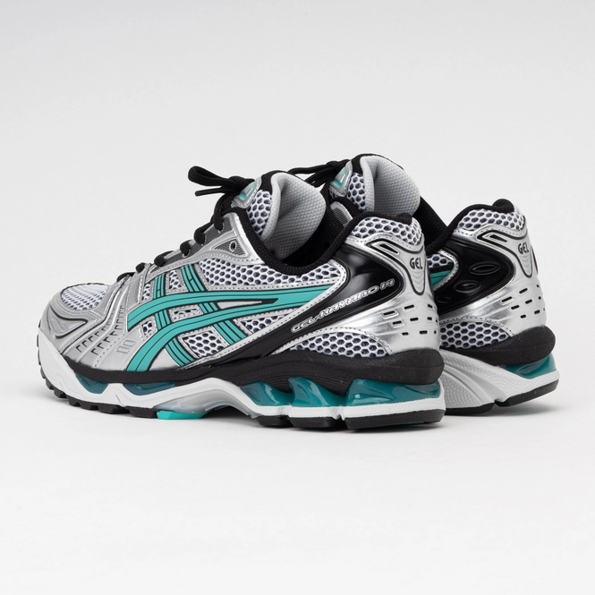 Trainers ASICS Unisex GEL-KAYANO 14 White/ Waterfall | Sneaker District COM