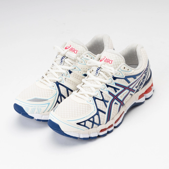 ASICS Unisex GEL-KAYANO 20 Cream/Deep Marine | Sneaker District