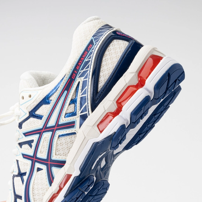 ASICS Unisex GEL-KAYANO 20 Cream/Deep Marine | Sneaker District