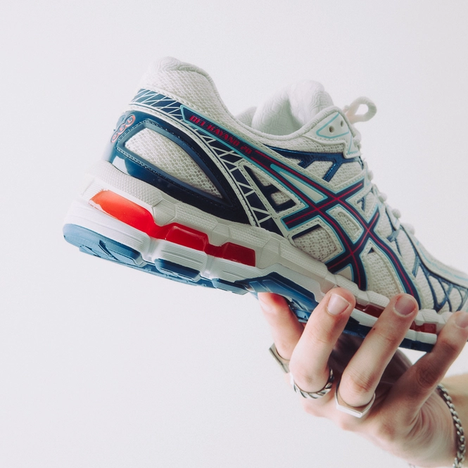 ASICS Unisex GEL-KAYANO 20 Cream/Deep Marine | Sneaker District