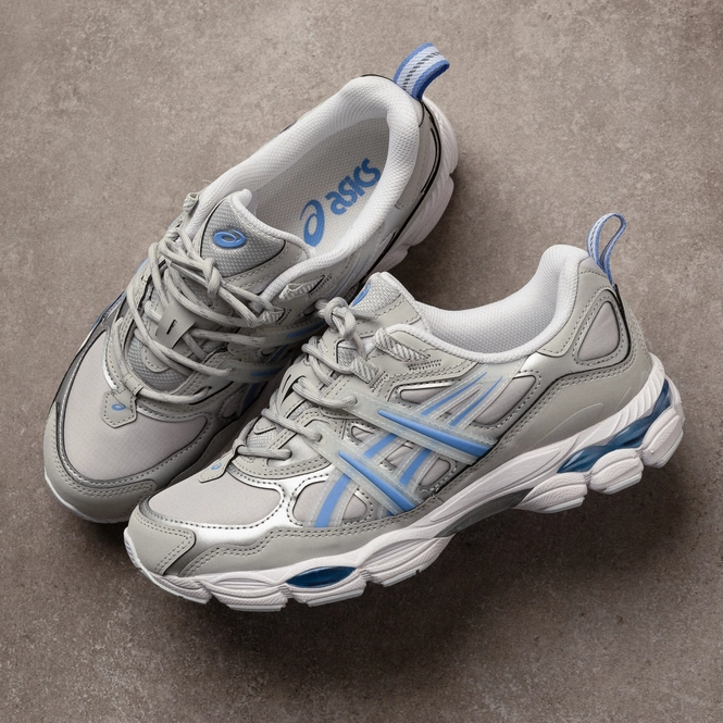 Trainers ASICS Unisex GEL-NYC UTILITY Cloud Grey/ Periwinkle Blue ...