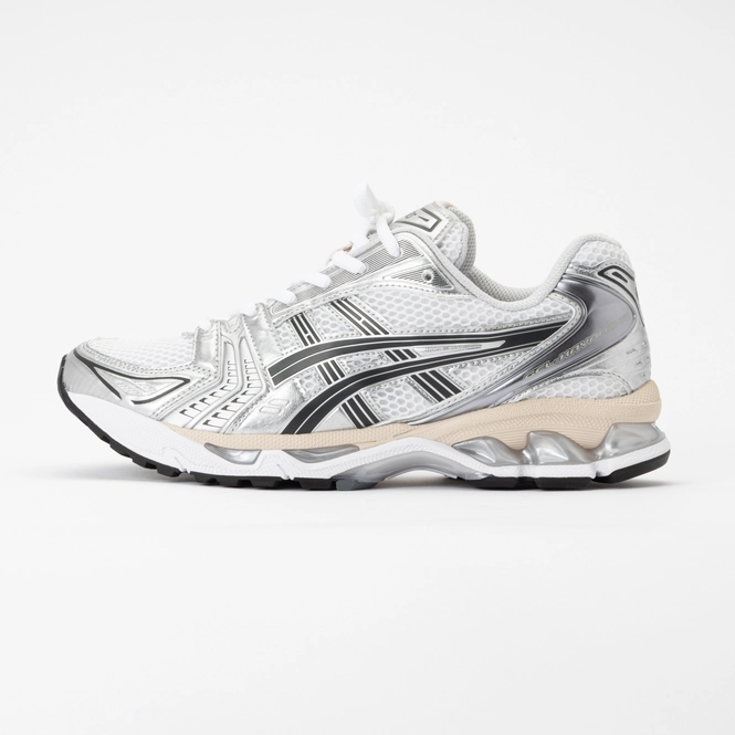 ASICS Unisex GEL-KAYANO 14 White/Graphite Grey | Sneaker District COM