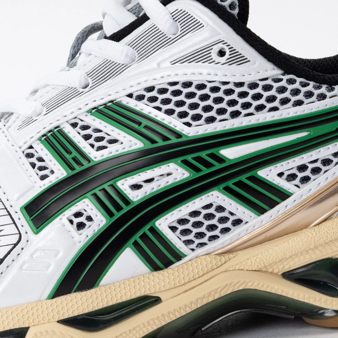 ASICS Unisex GEL-KAYANO 14 White/Hinoki Beige | Sneaker District