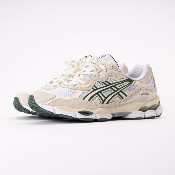 ASICS Unisex GEL-NYC Ivory/Forest Night | Sneaker District