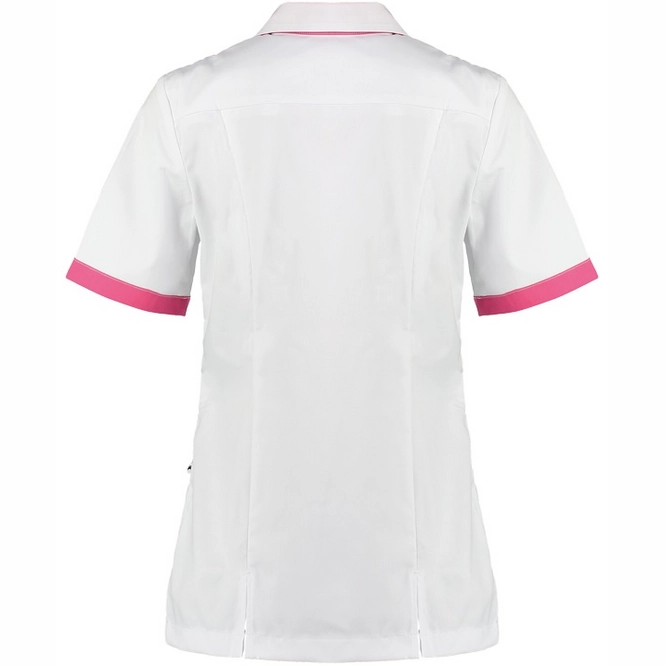 Zorgjas Haen Women Trend Line Fijke Wit Shocking Pink Contrast ...