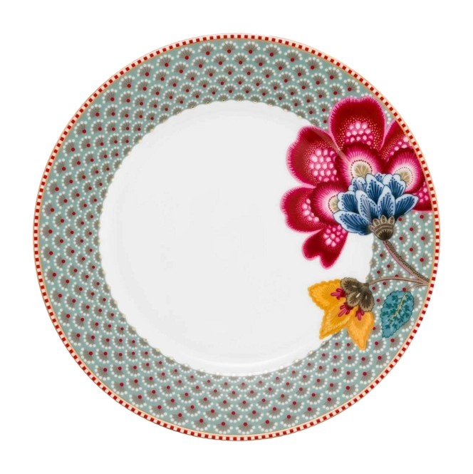 Teller Pip Studio Home Plate Blooming Tales Blue 21 cm (6er Set ...