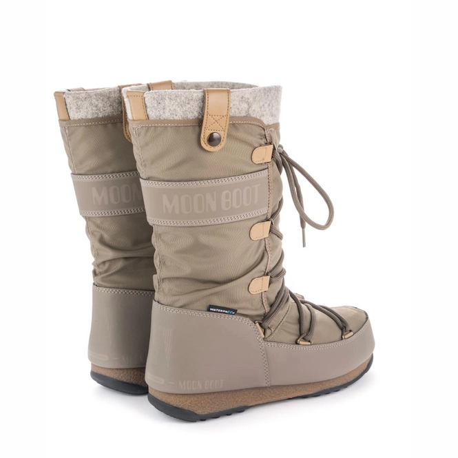 Snowboot Felt Sand Monaco Moon Boot | Snowbootsexpert