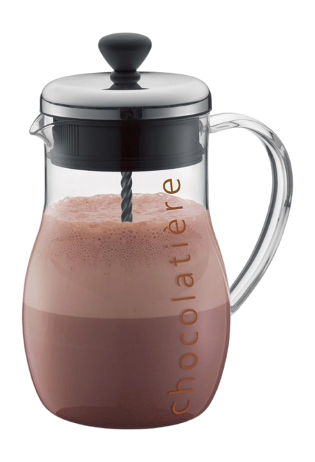 Chocolatiere Bodum Chocolatiere Met RVS Deksel Zilver 1 L | Etrias.nl