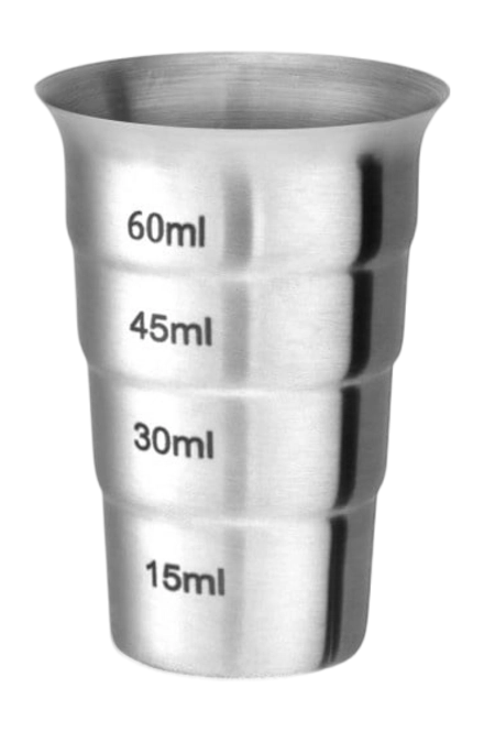 Cocktail Messbecher Innovine Stepped Jigger 60 ml | Kochexperte