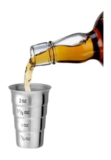 Cocktail Messbecher Innovine Stepped Jigger 60 ml | Kochexperte