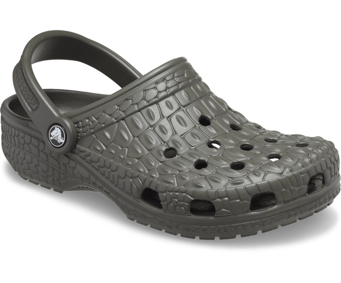 Sandaal Crocs Unisex Classic Crocskin Clog Dusty Olive | Schoenfashion