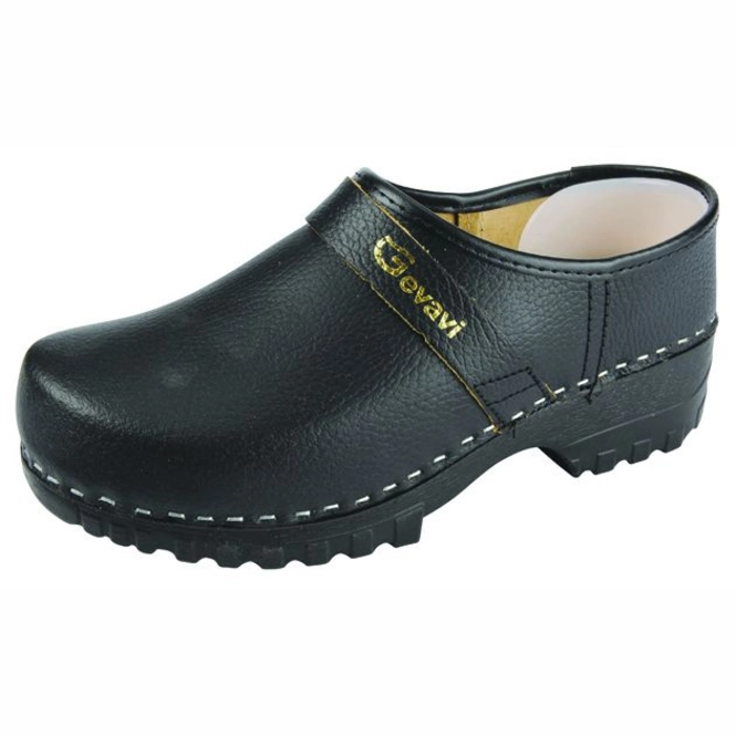 Arbeitsclogs Gevavi Dallas Schwarz | Clogsexperte