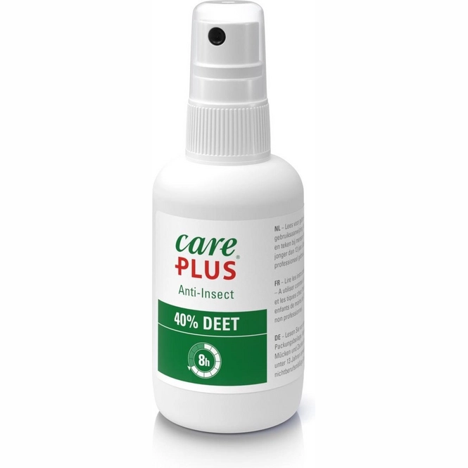 Spray Anti Insecte Deet Care Plus 40% 60ml | Equipementaventure