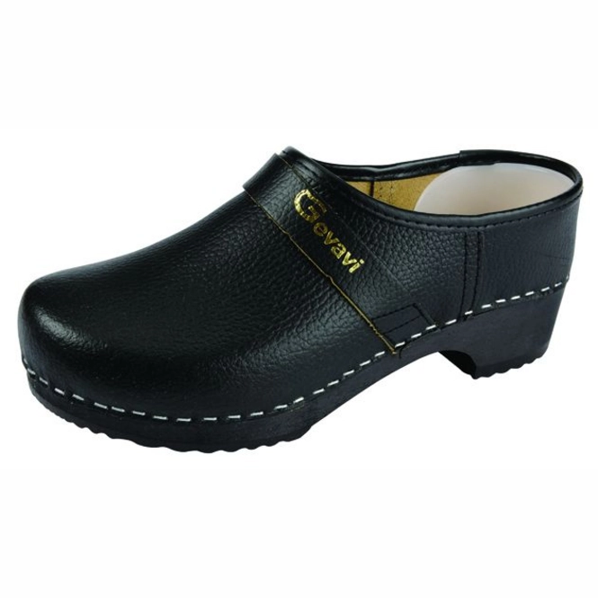 Arbeitsclogs Gevavi Denver Schwarz | Clogsexperte