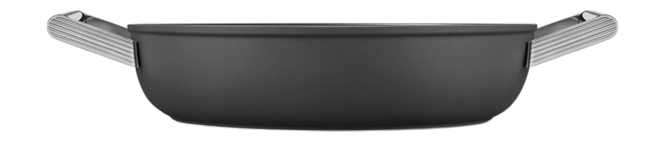 Diepe Pan Smeg 50's Style Zwart 28 cm | Kookexpert